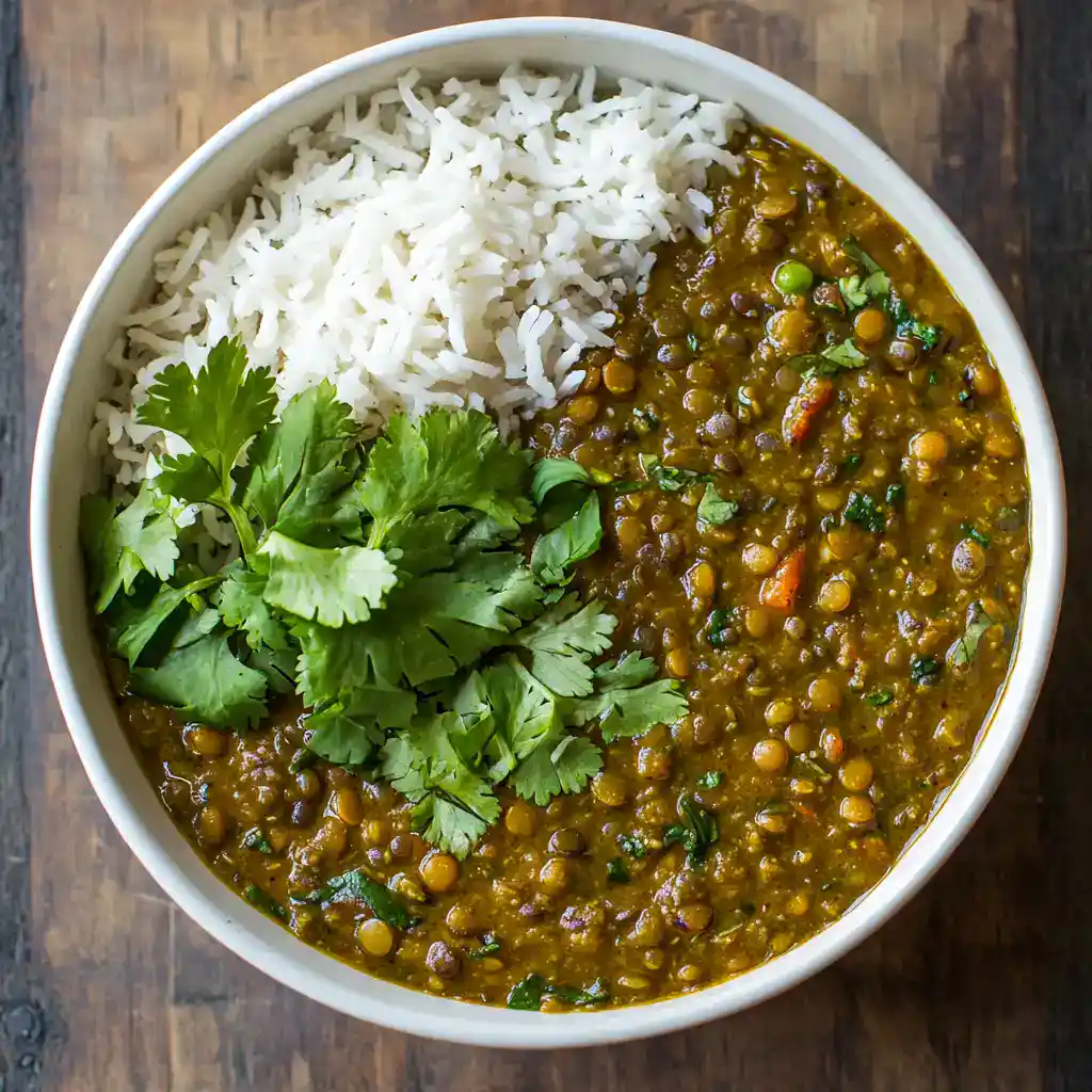 Green Lentil Curry Recipe - Rich Plant-Based Comfort Food